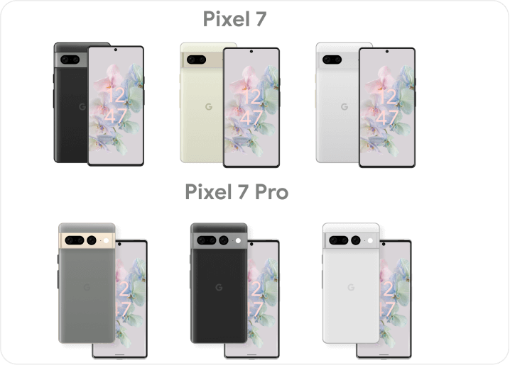 Pixel 7 Mockups