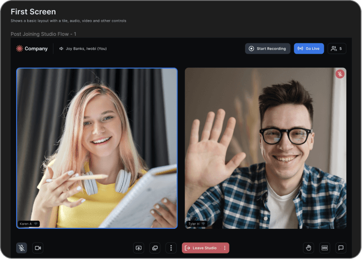 Video Streaming App Design