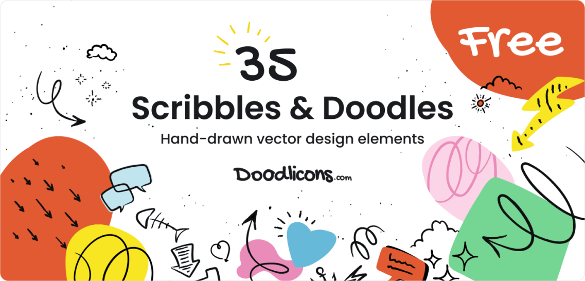 Free Hand Drawn Scribbles