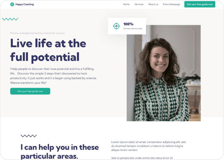 Coaching Website Template
