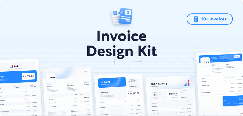 Figma Invoice Templates