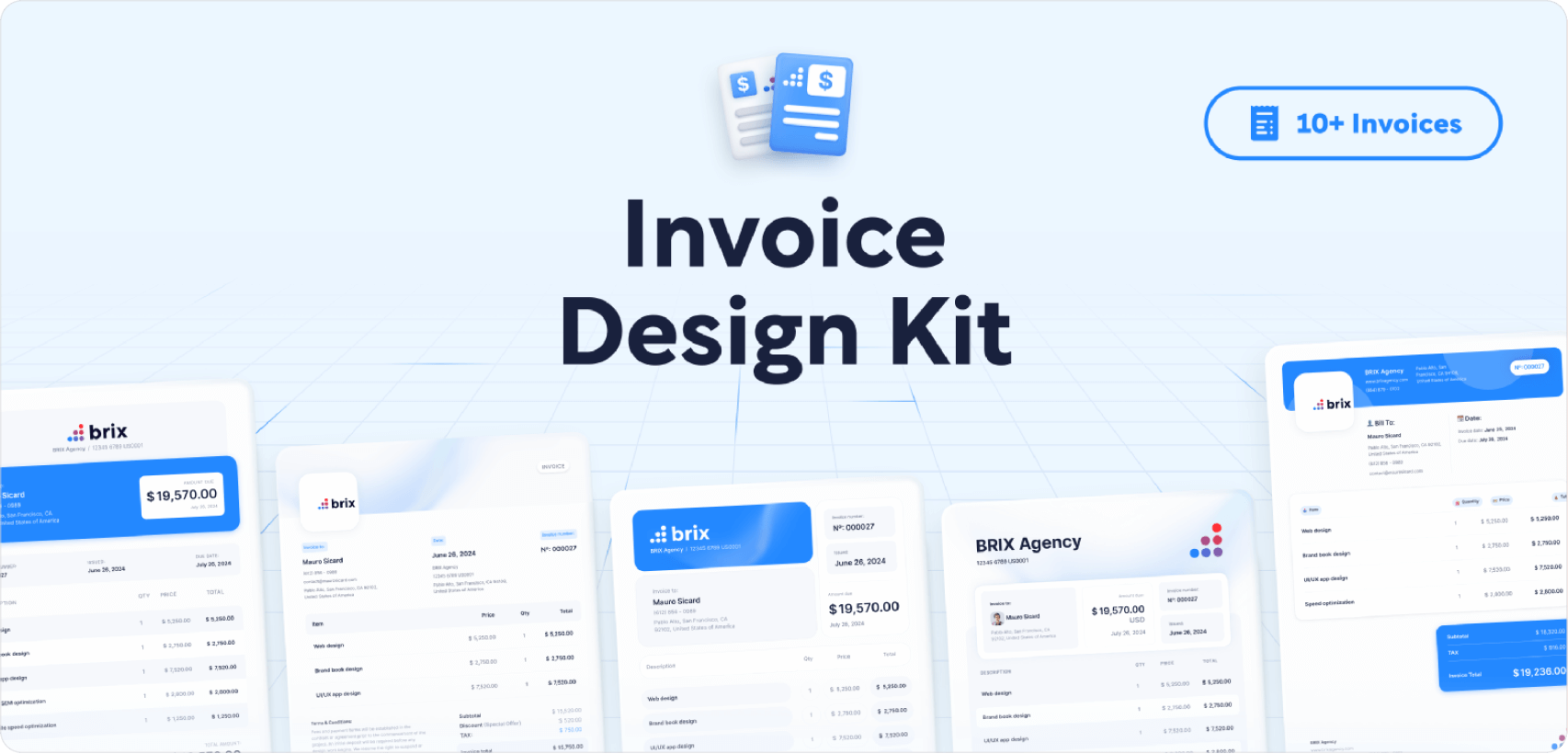 Figma Invoice Templates