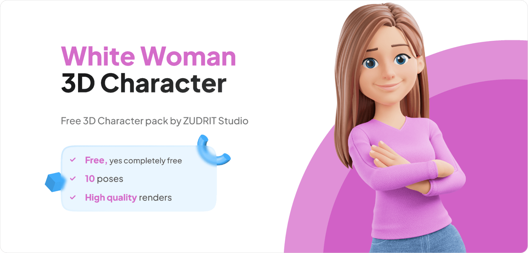 3D Female Asset Pack