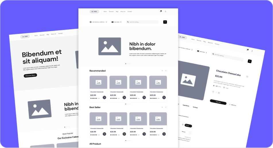 Website Wireframe Kit