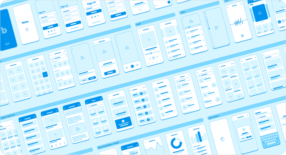 Mobile Wireframe Kit Lo-fi