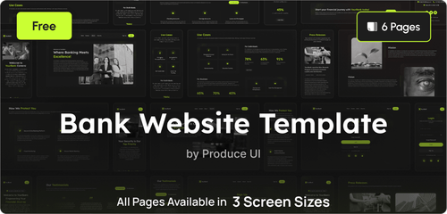 Dark Theme Website