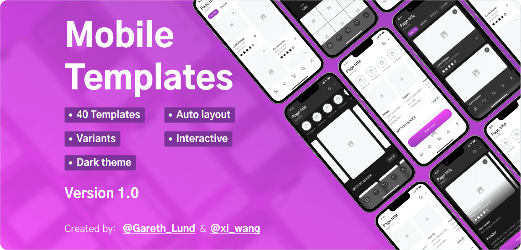 Mobile Templates Figma