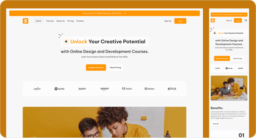 Online Course Website