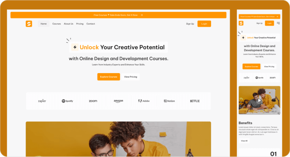 Online Course Website