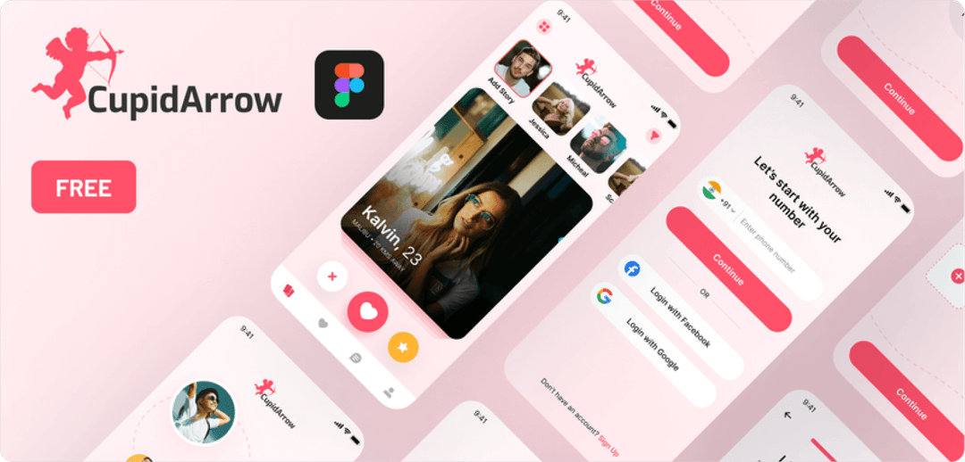 Tinder Style Dating App UI