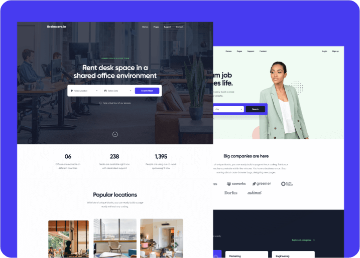 Landing Page Designs Pack