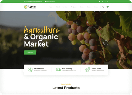 Farming Website Template