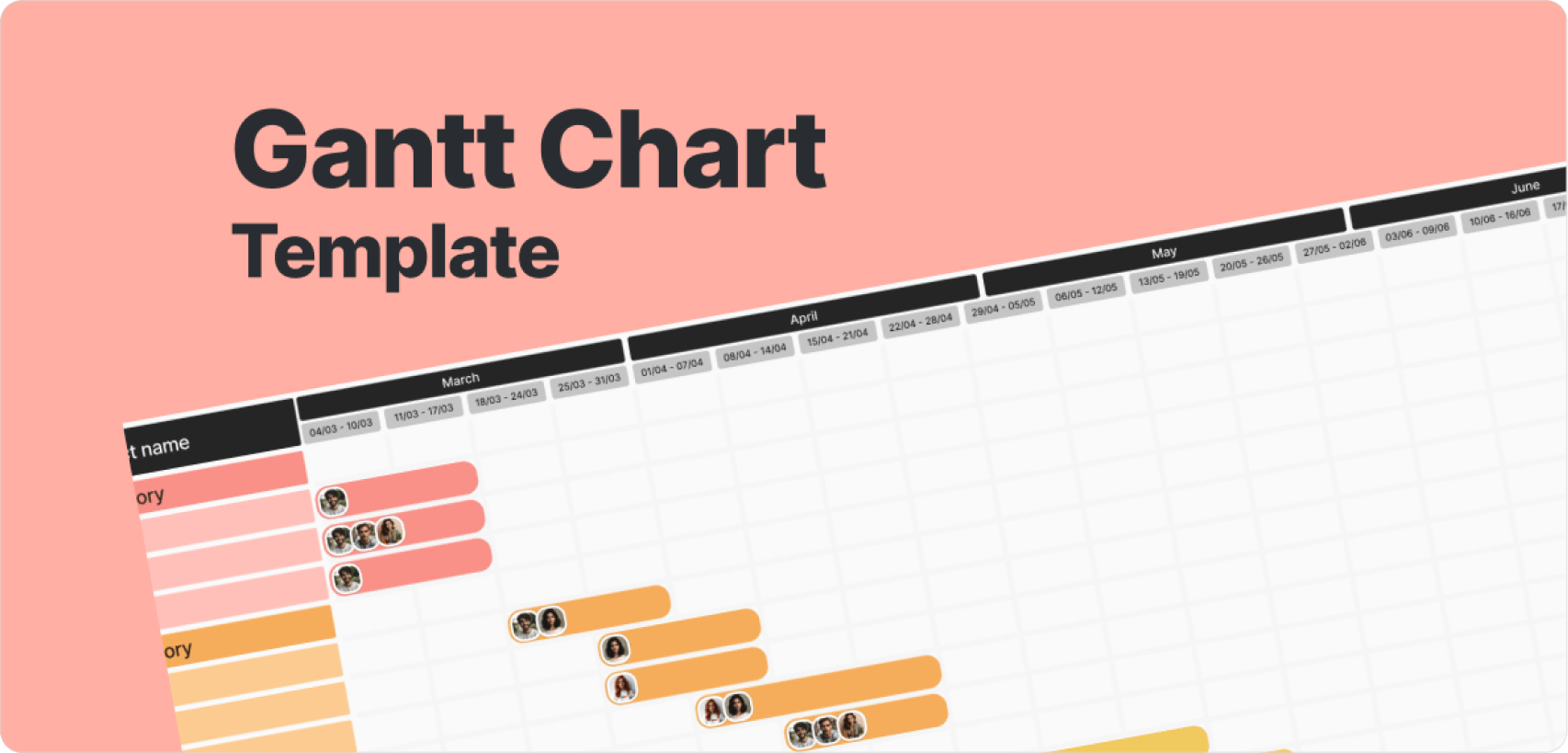 Figjam Gantt Chart Template