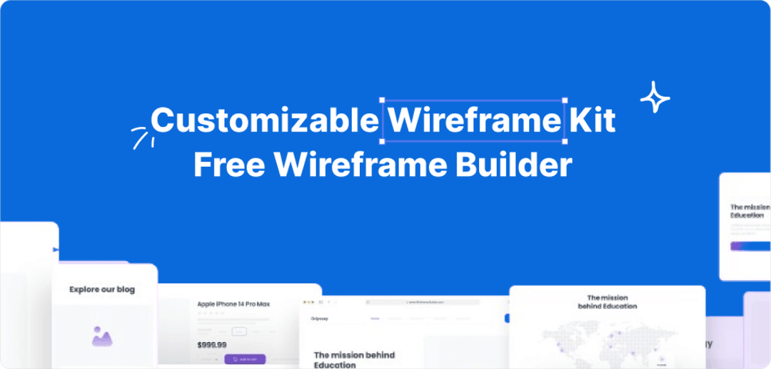 Landing Page Wireframes