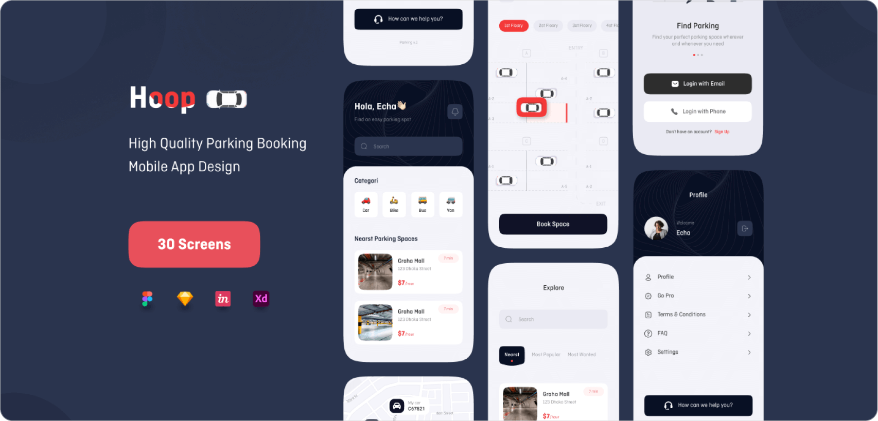 Car Parking App Template