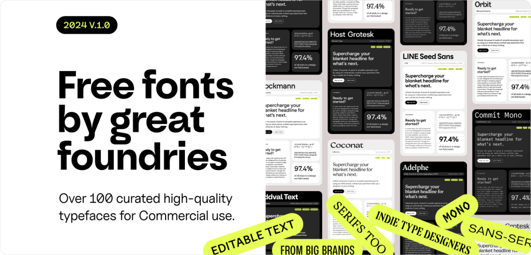 Free Modern Fonts