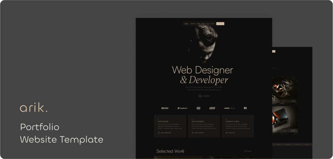 UI Designer Portfolio Template
