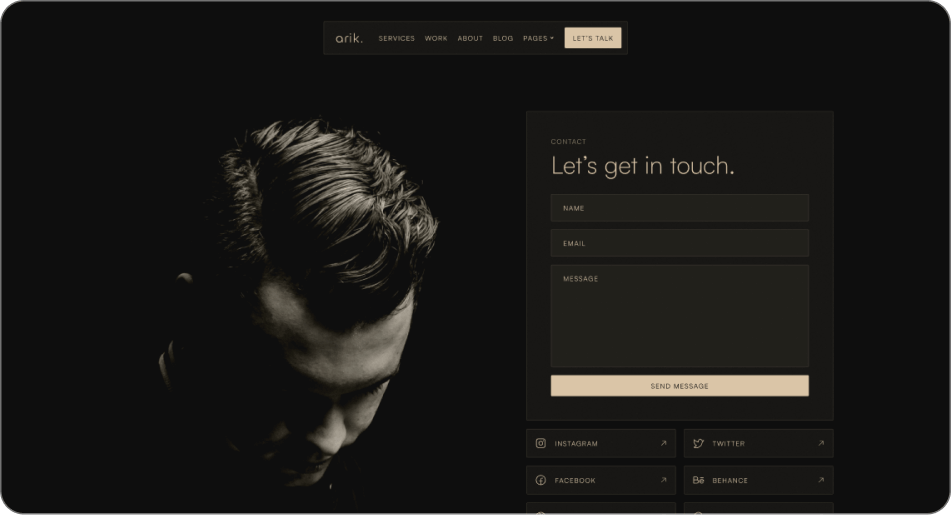 UI Designer Portfolio Template