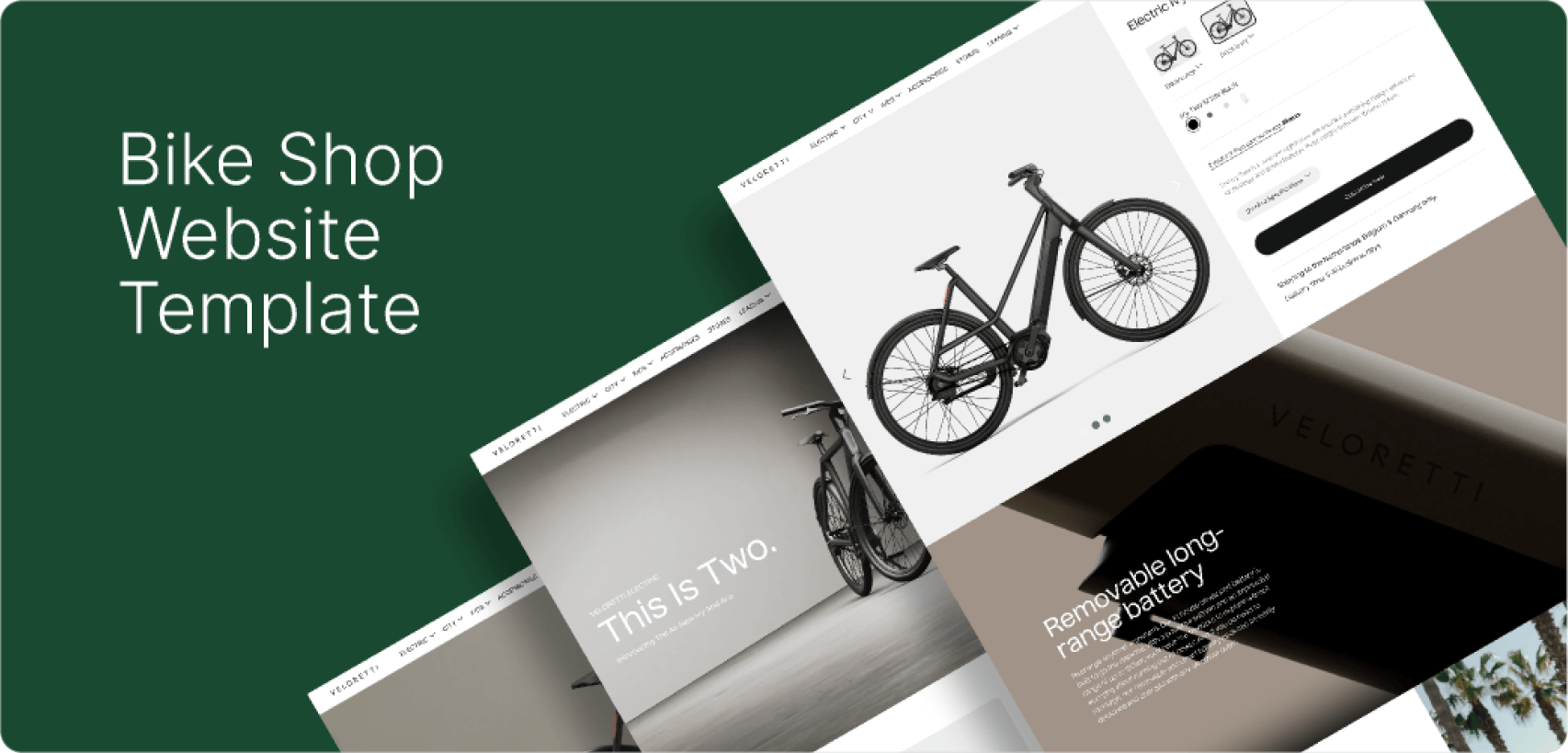 Bike Shop Website Template