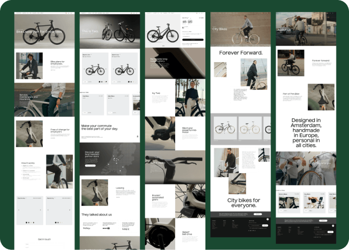 Bike Shop Website Template