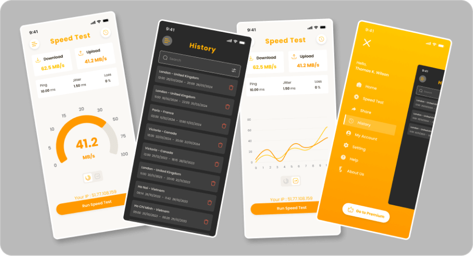 Mobile VPN App UI Kit