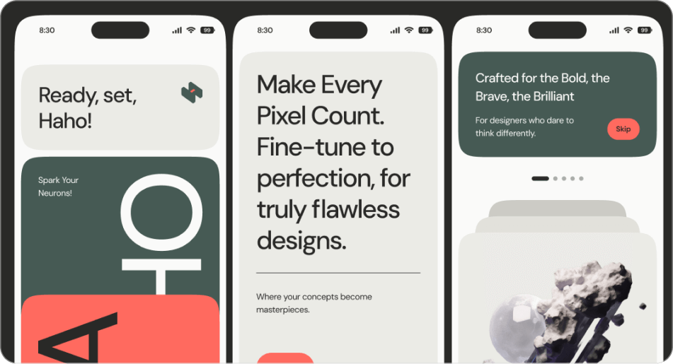 Beautiful Mobile App Template