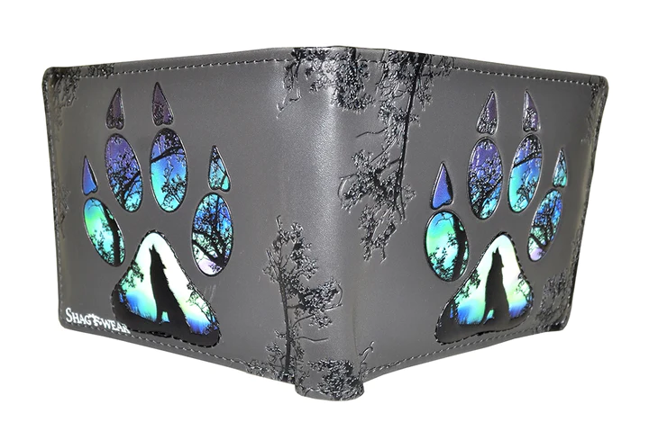 Black Wolf Paw Wallet | Yamnuska Wolfdog Sanctuary