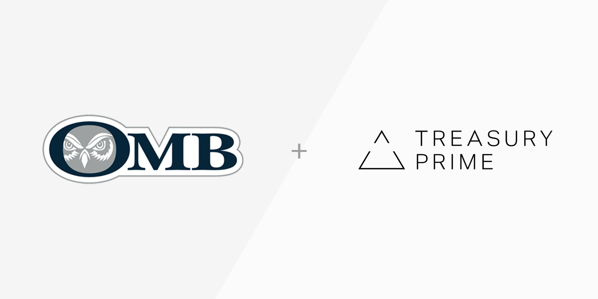Treasury Prime Expands Bank Network through Partnership with OMB Bank