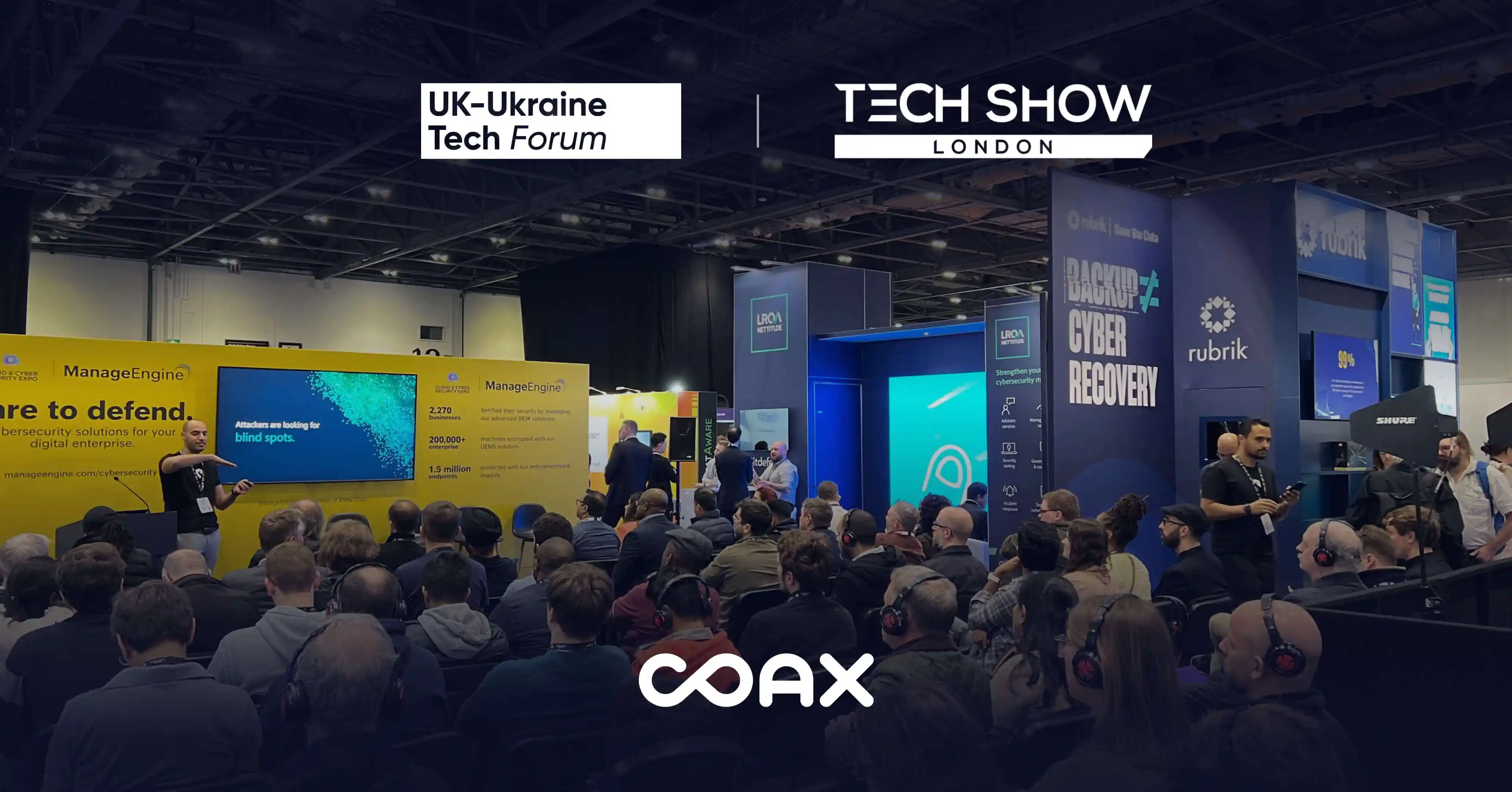 COAX visited Tech Show London and UK-Ukraine Tech Forum