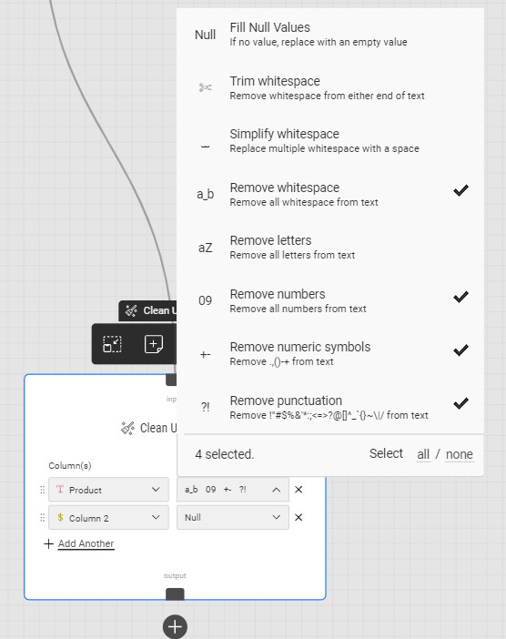A New Advanced Node to Streamline Column Clean Up