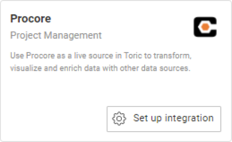 Configure Procore Connector