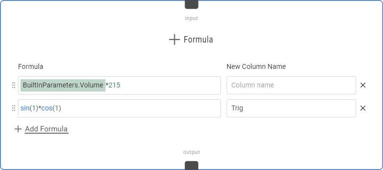 Formula Node | Toric