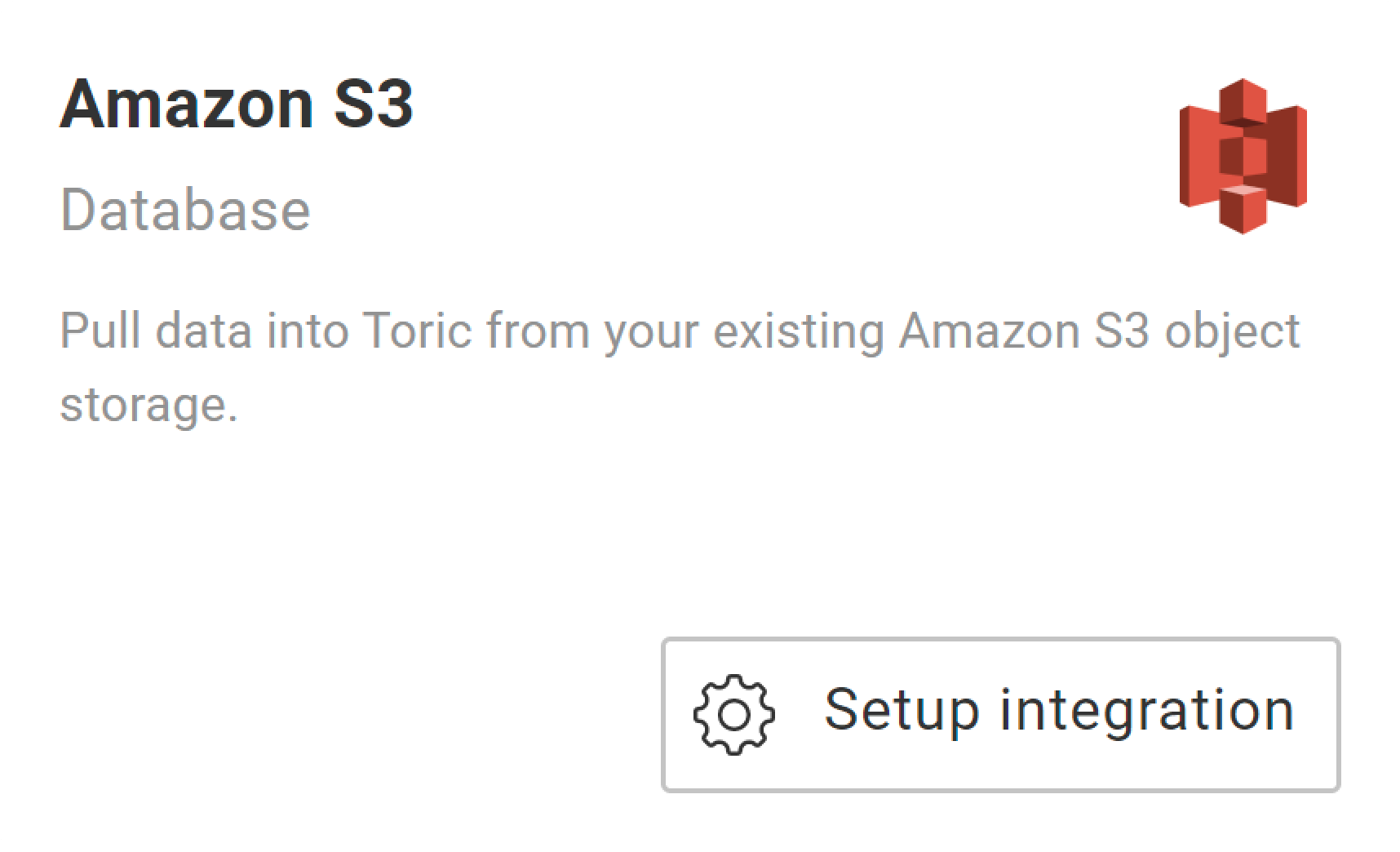 Amazon S3 & Toric