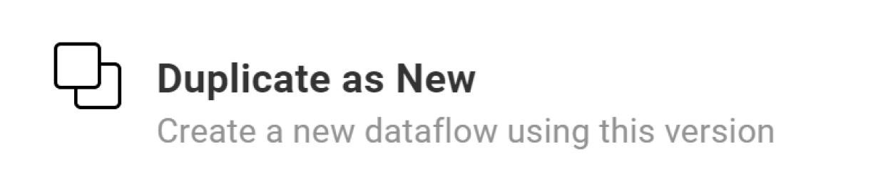 Dataflow Versions | Toric