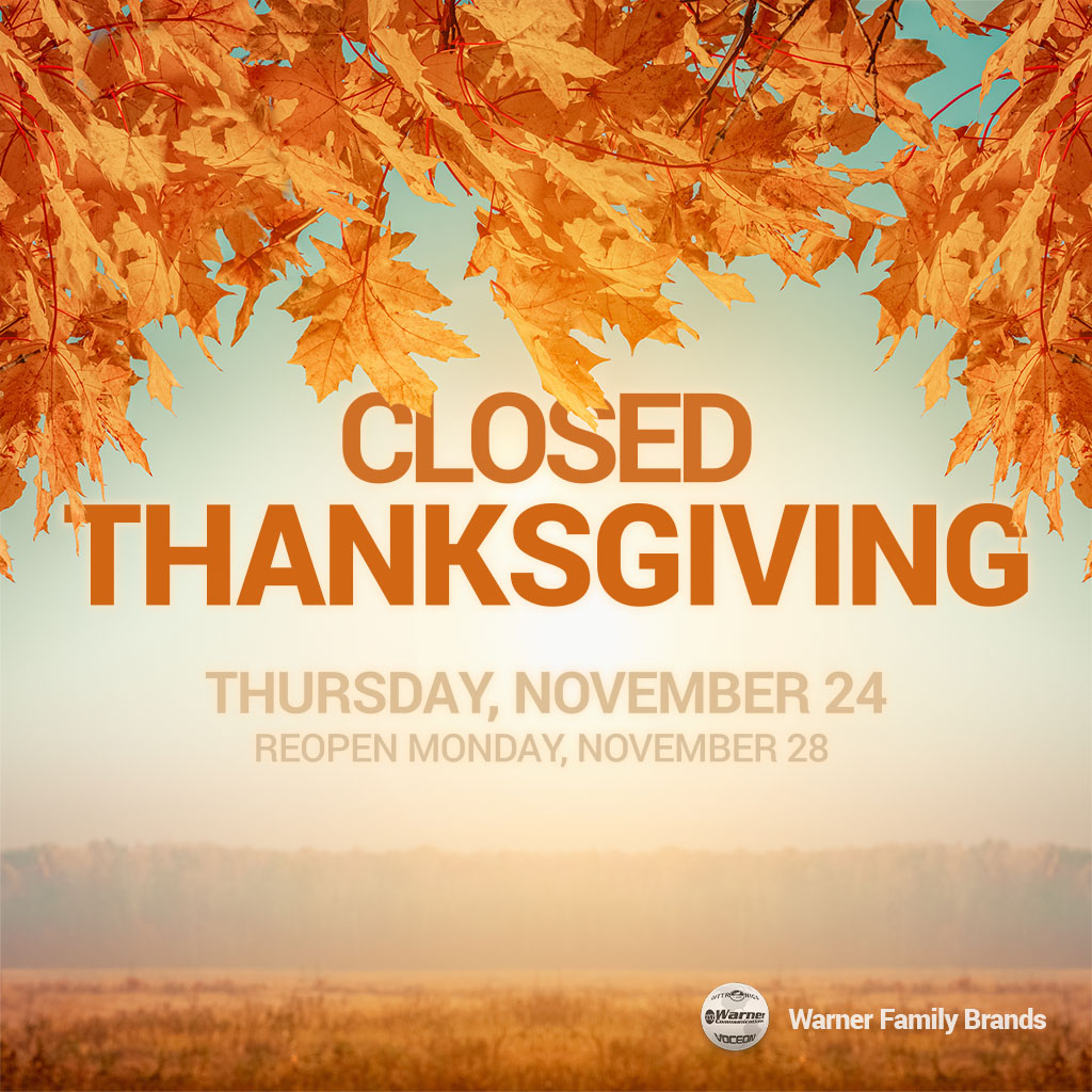 Closed for Thanksgiving on Thursday, November 24th and Friday, November ...