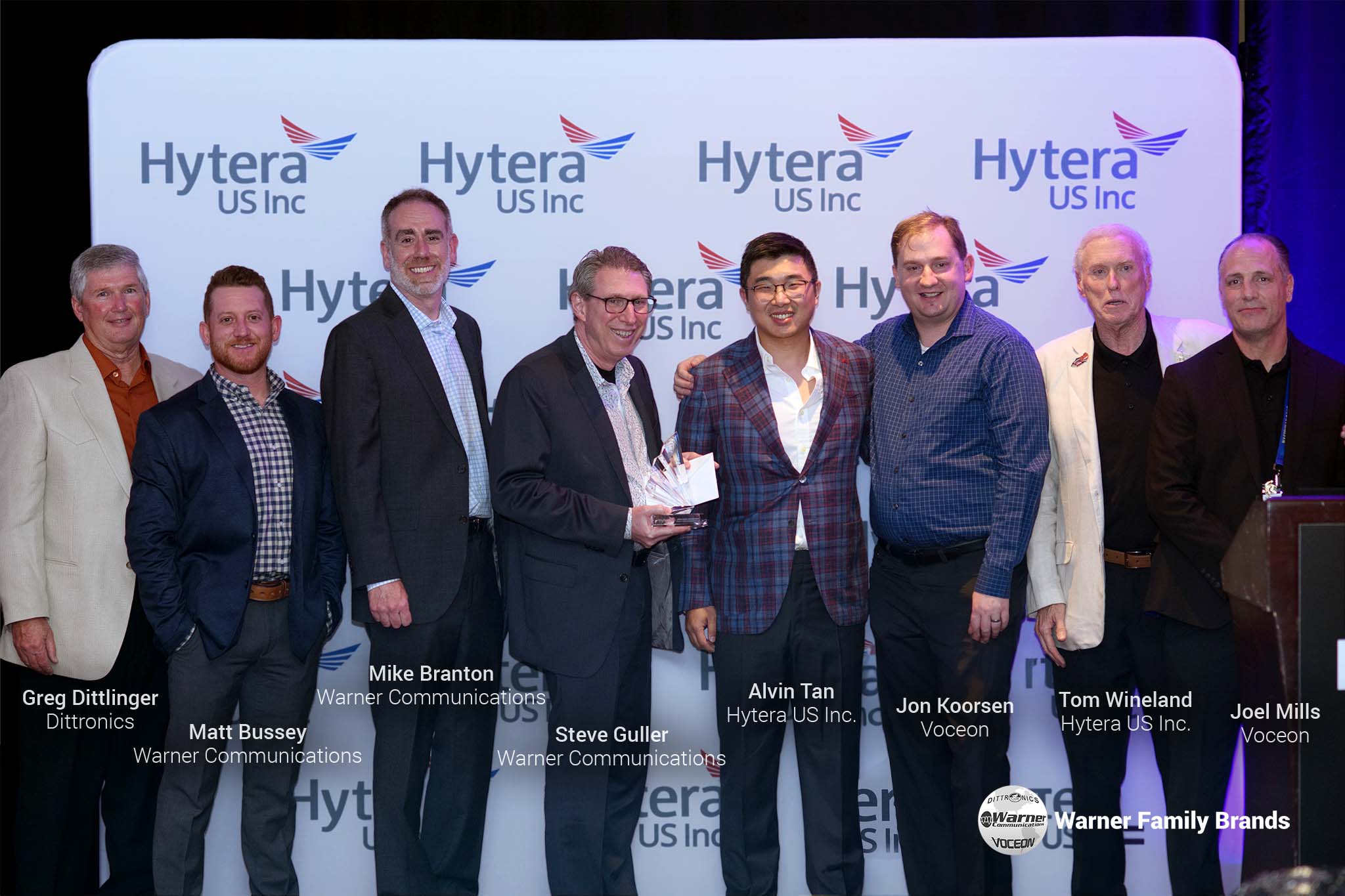 Great Memories and an Award from the Hytera Dealer Conference in Music City