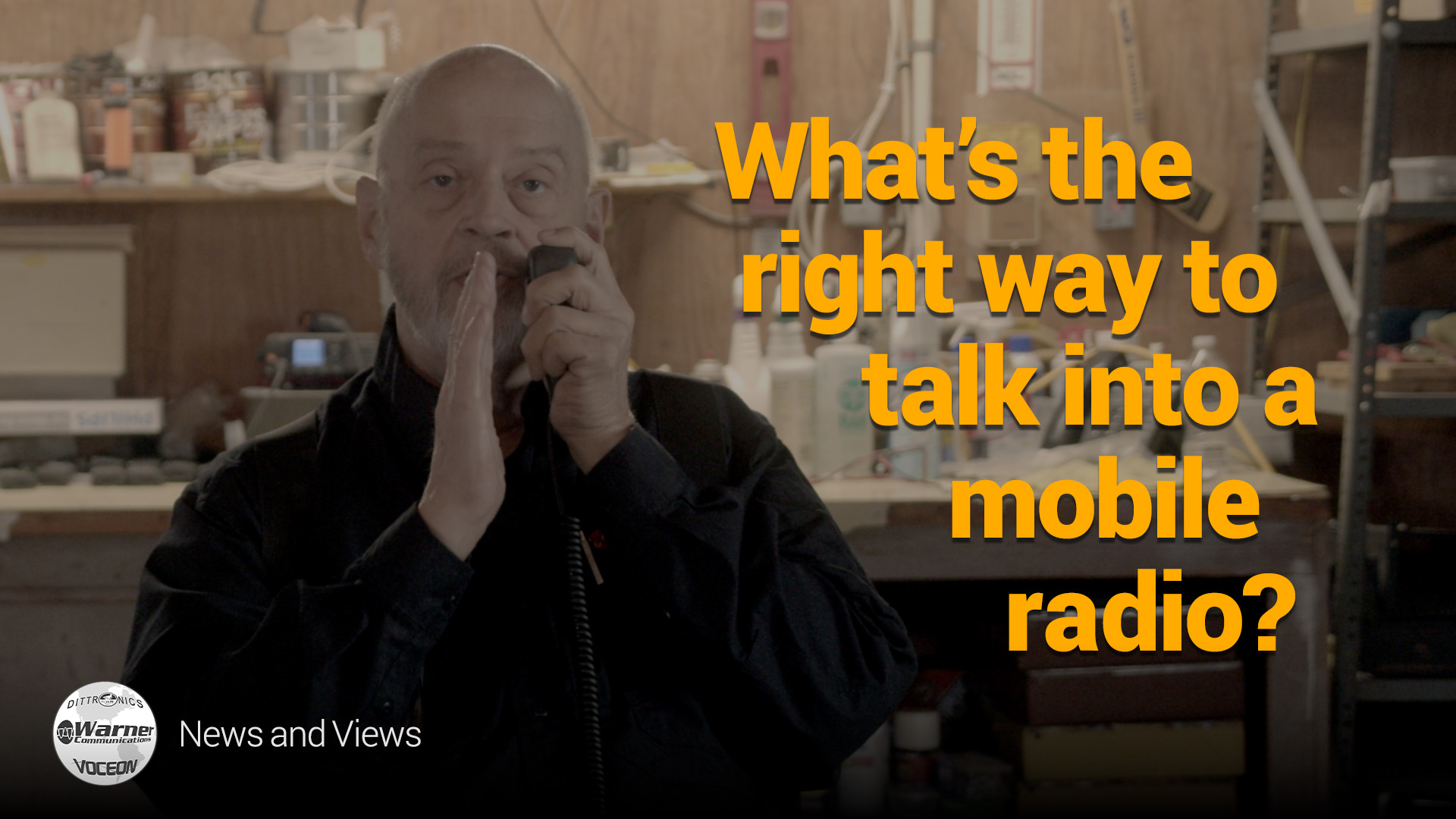 News and Views | S3 E1: Using a Mobile Radio Hand Microphone Properly