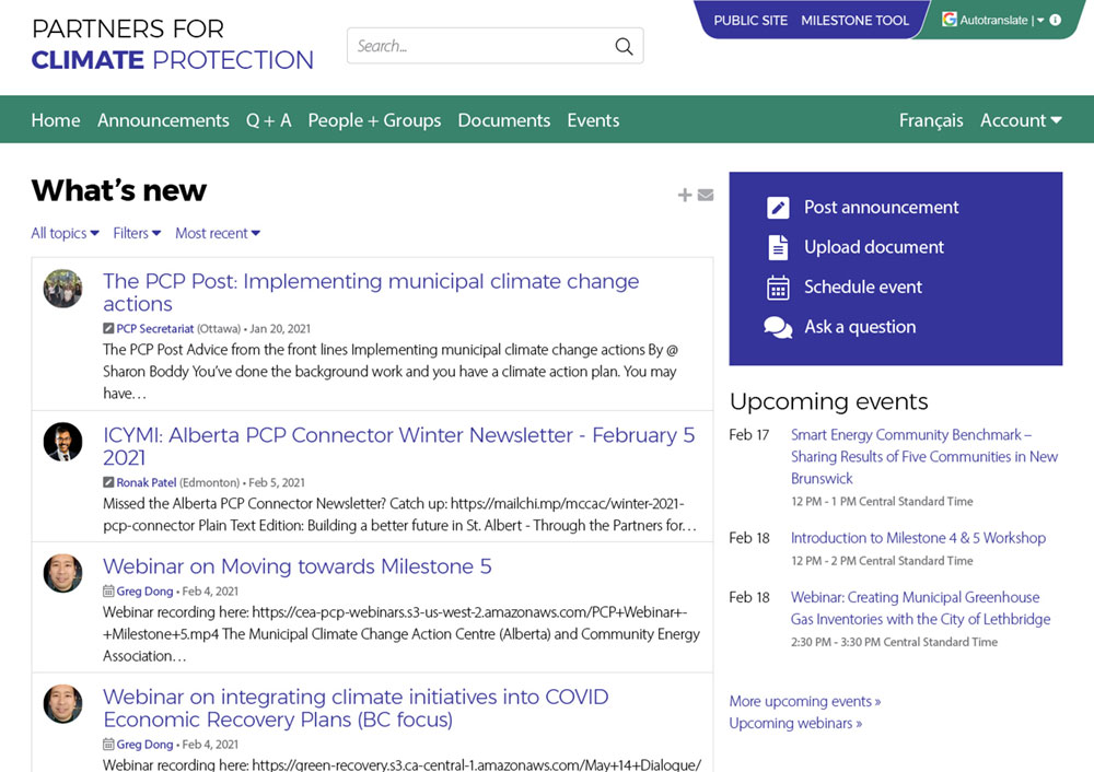 Membership - Partners for Climate Protection