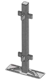 3 Way Post with Loops | Thorp Equipment