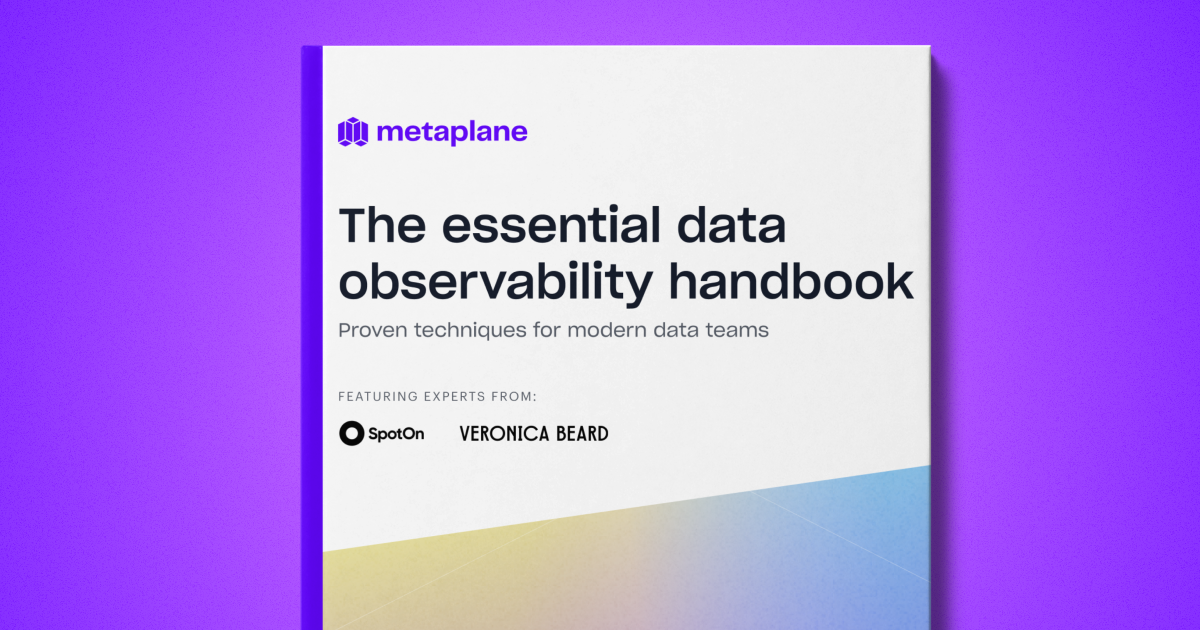 The Essential Data Observability Guide | Metaplane