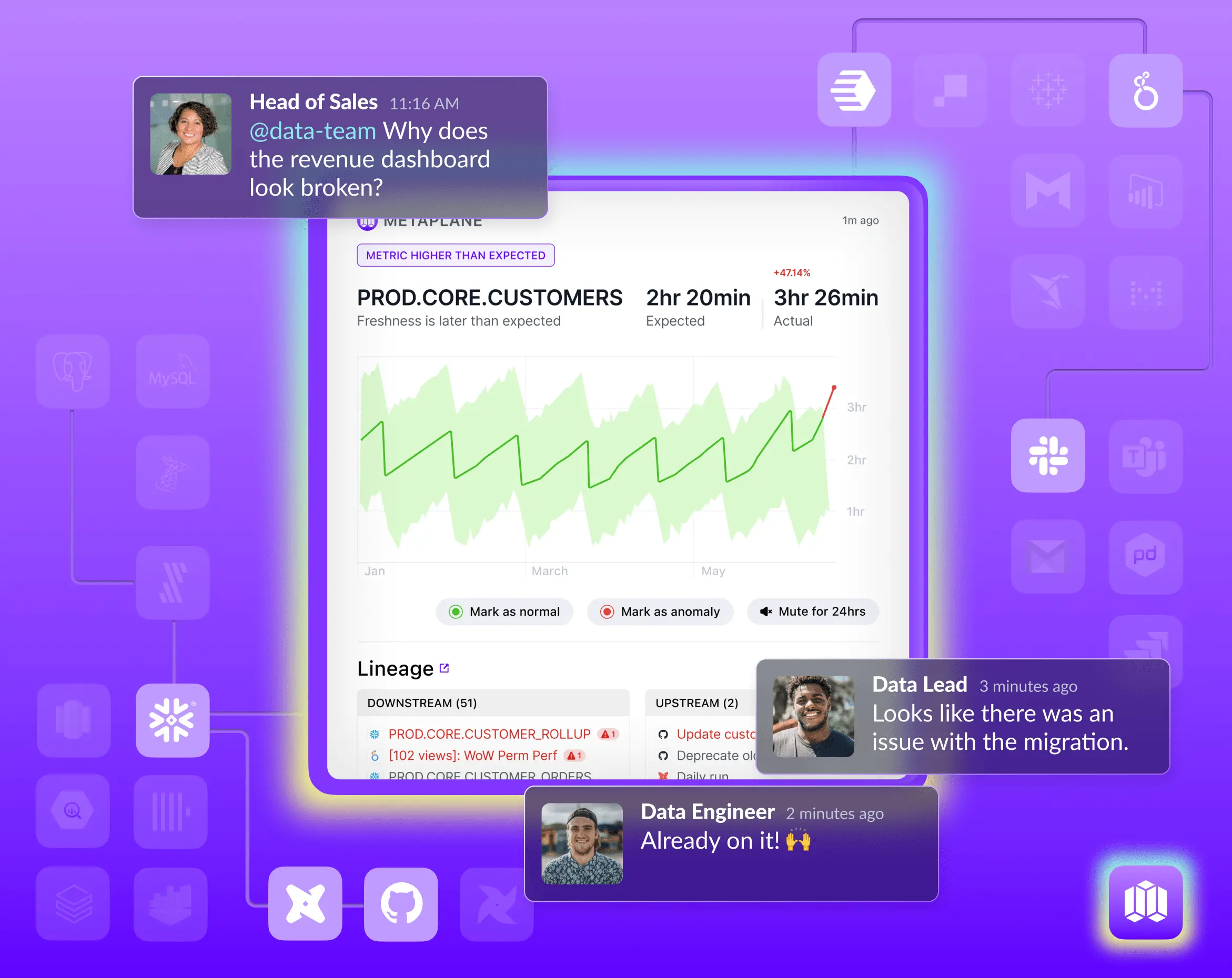 Data Observability Platform for Modern Data Teams | Metaplane