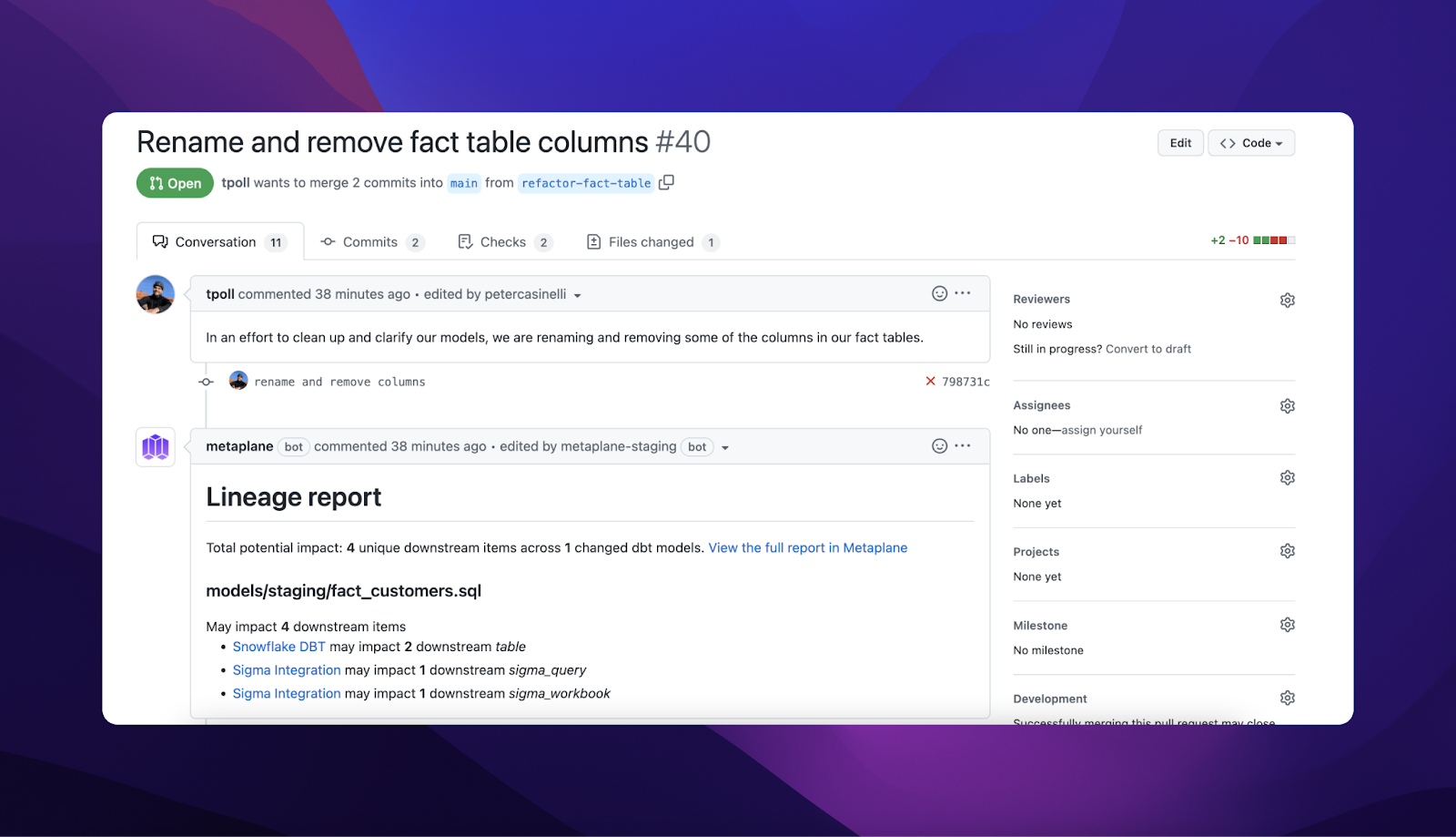 The Definitive Guide to Snowflake Data Lineage | Metaplane