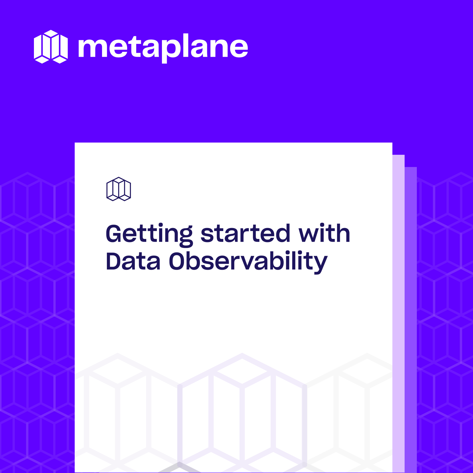 Getting Started With Data Observability (eBook) | Metaplane