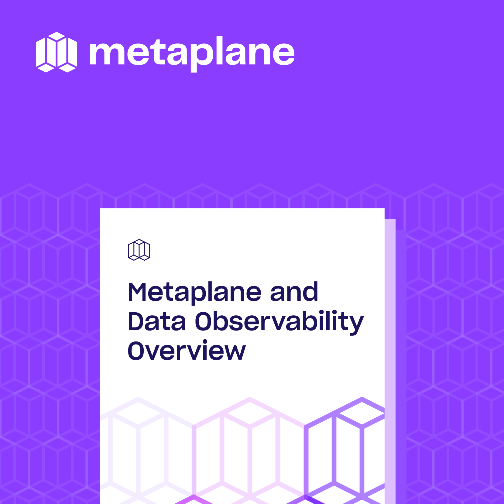 Metaplane and Data Observability 1 Pager (1-pager) | Metaplane