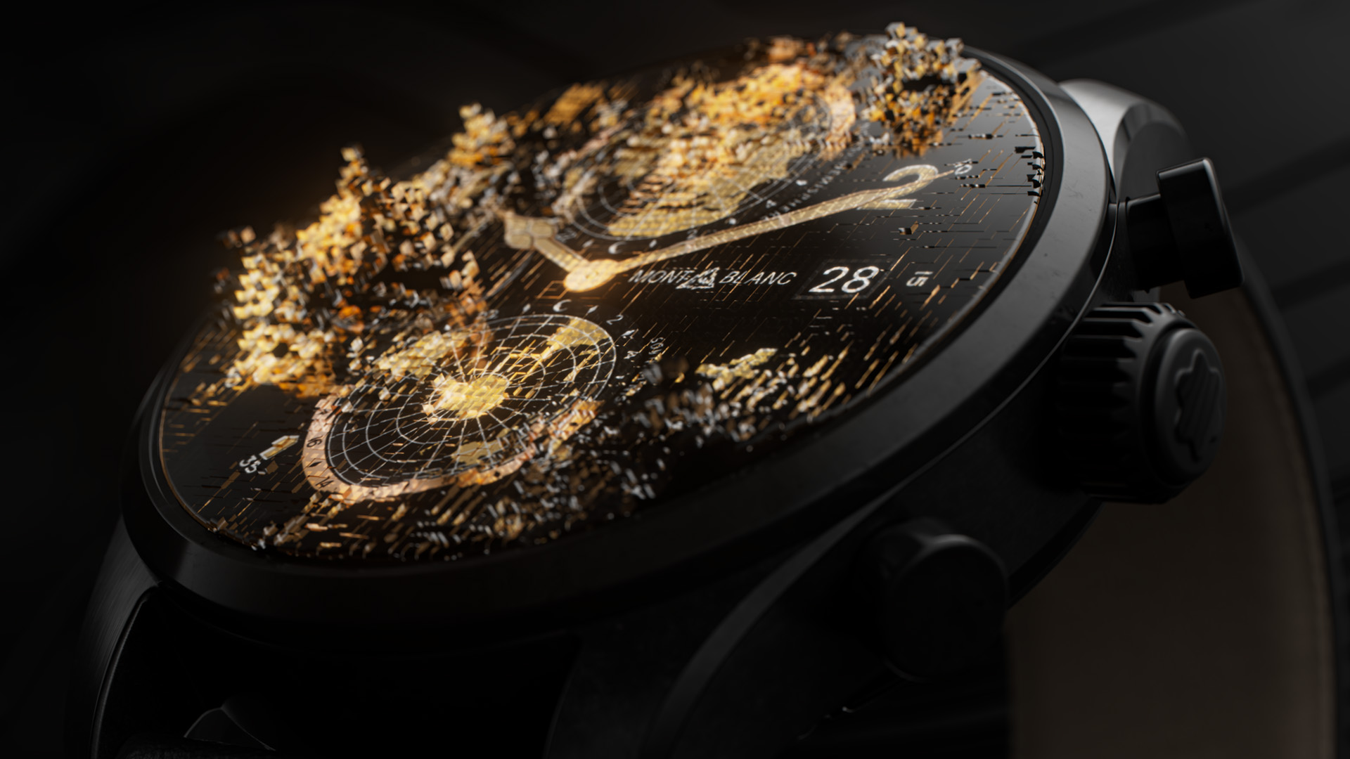 Montblanc - Summit Tutorials - 3D smartwatch animations