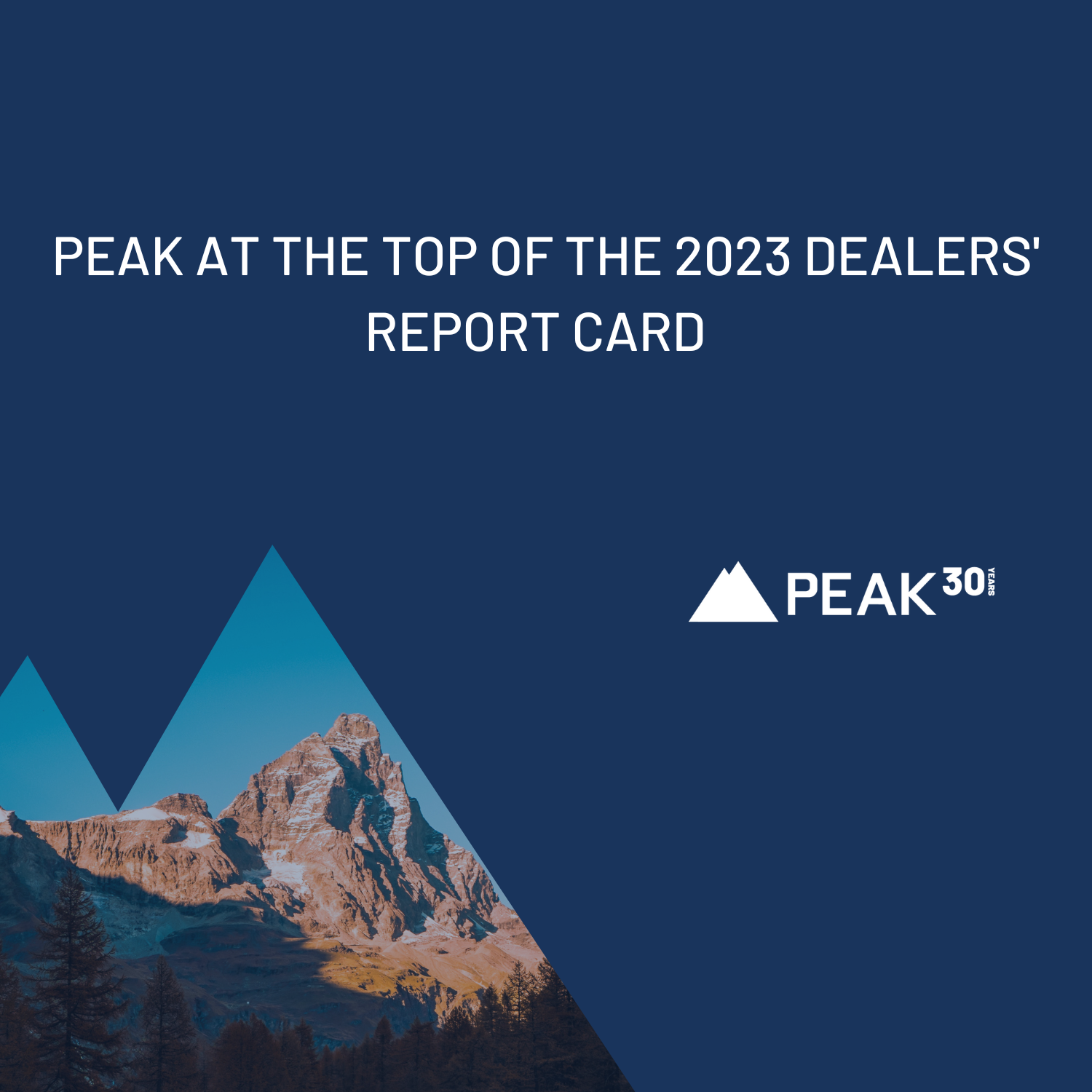 PEAK AT THE TOP OF THE 2023 DEALERS' REPORT CARD