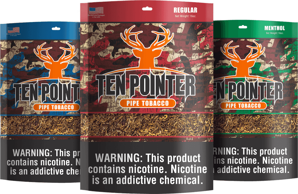 Ten Pointer Pipe Tobacco, Smooth, natural Flavor