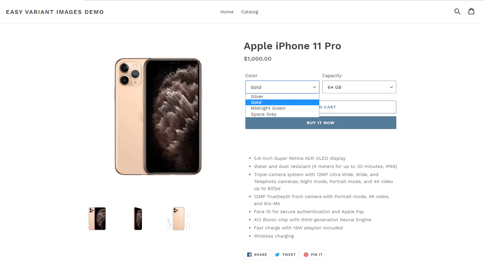 Easy Variant Images App für Shopify: Rezension