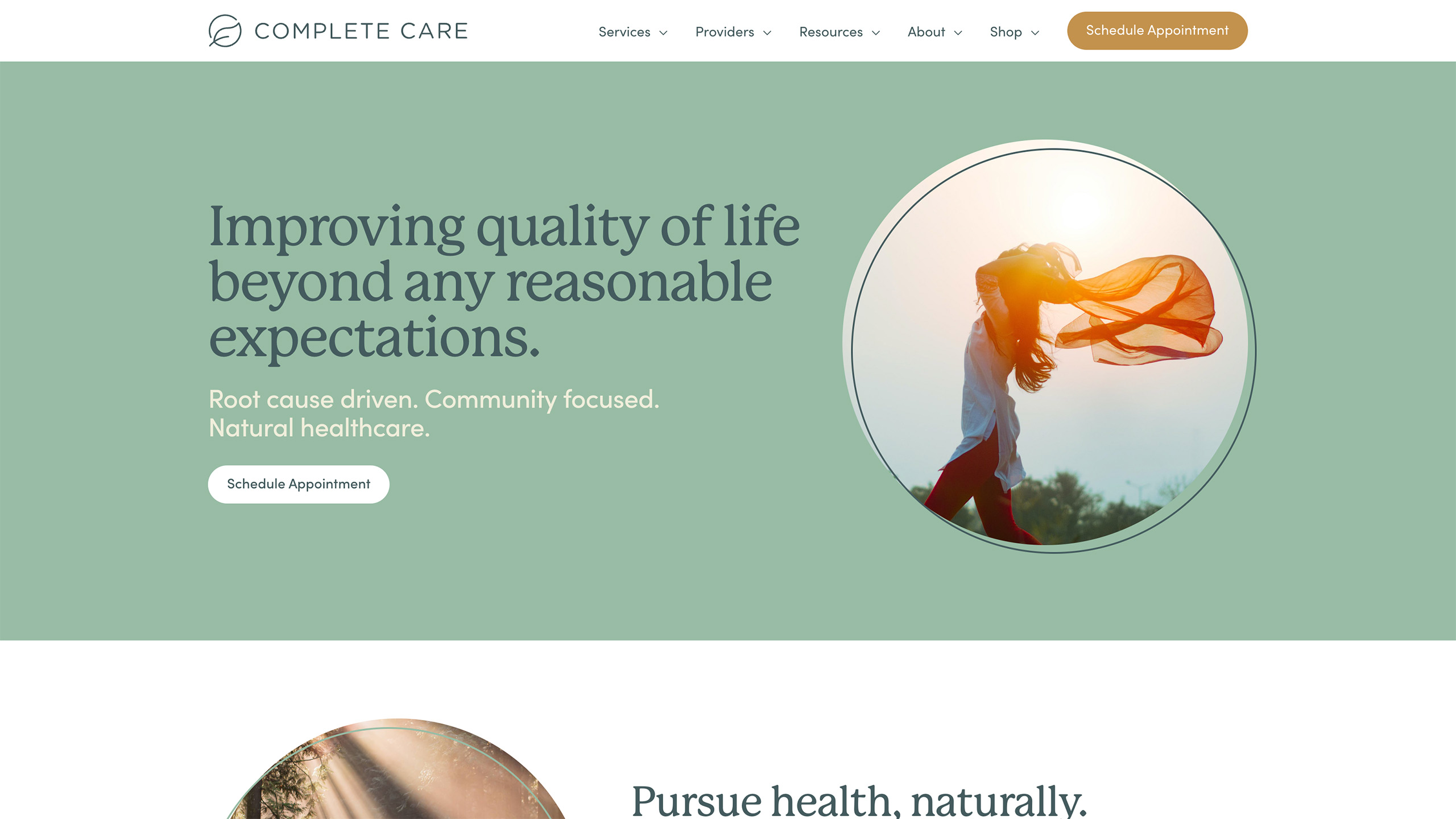 Complete Care • Clean Webflow Site • PHD Studios →