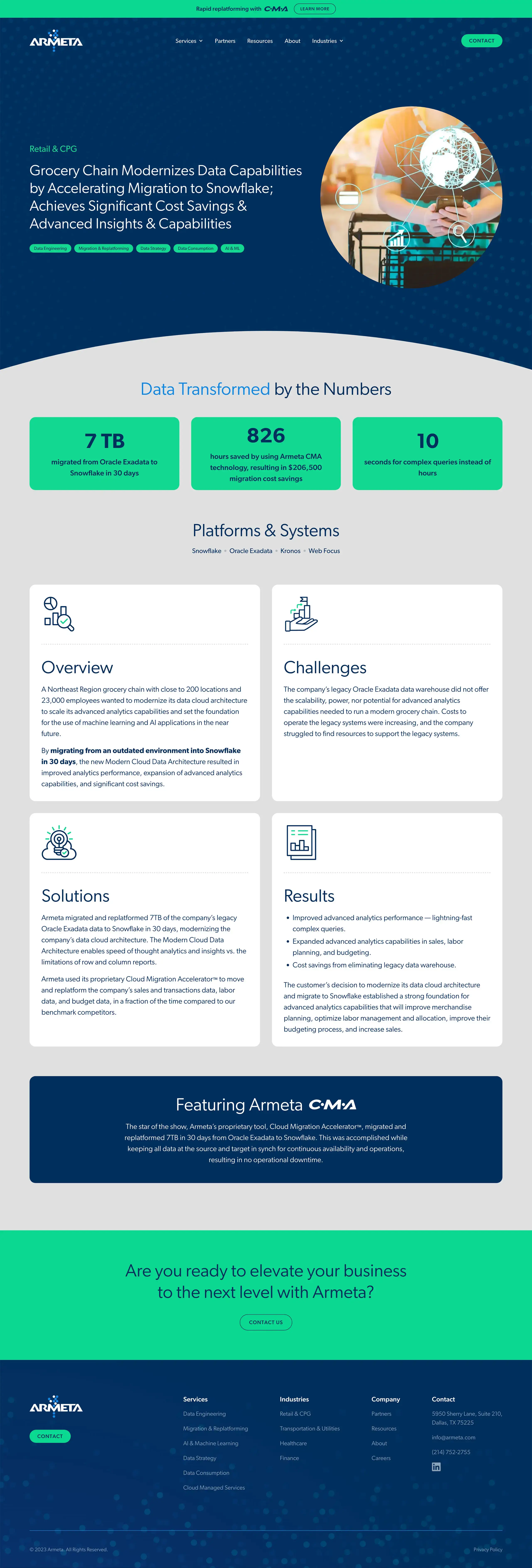 Armeta • Clean Webflow Site • PHD Studios →